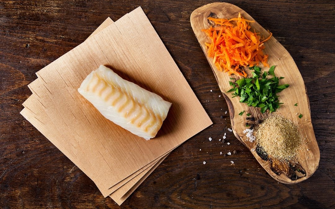 Alder Wrapped Cod Recipe | Wildwood Grilling